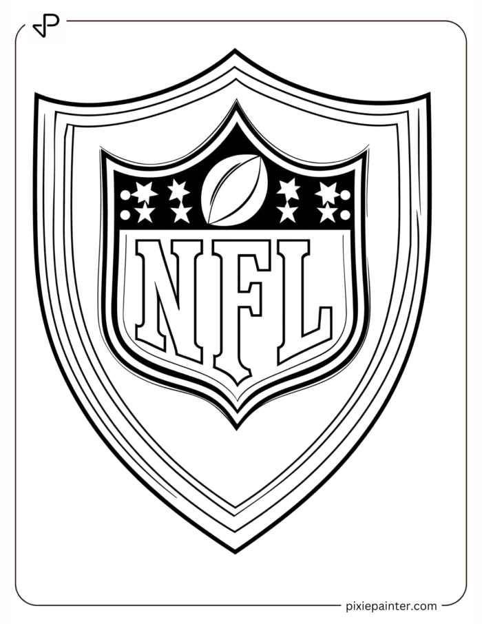 30 NFL Logo Coloring Pages [Free PDFs] - Pixie Painter