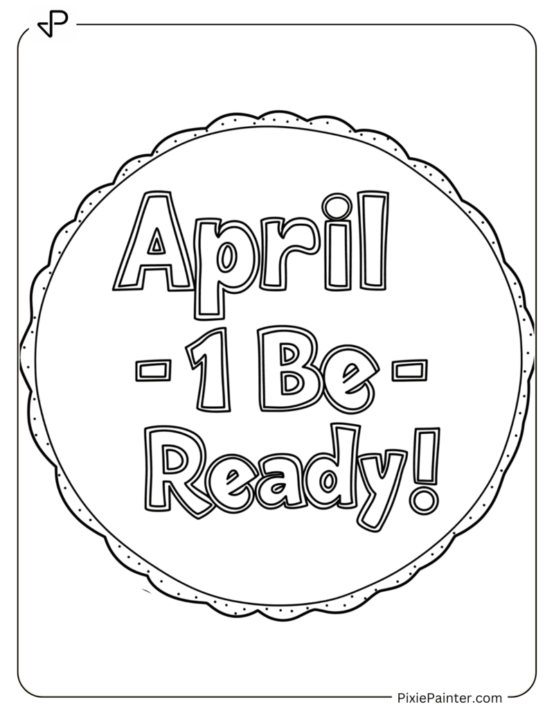 36 April Fools Day Coloring Pages [Free PDFs]