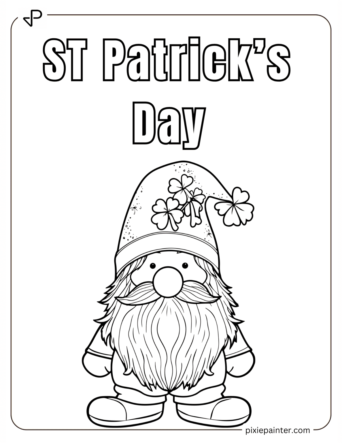 26 St. Patrick's Day Coloring Pages [Free PDFs] - Pixie Painter