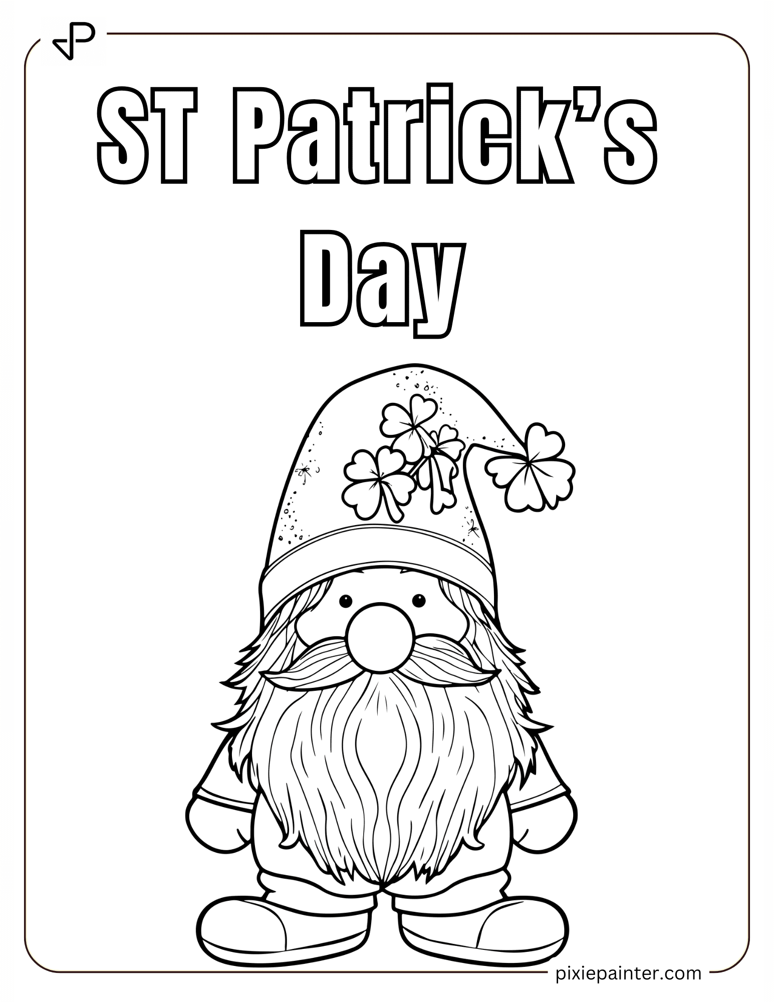 26 St. Patrick's Day Coloring Pages [Free PDFs] - Pixie Painter