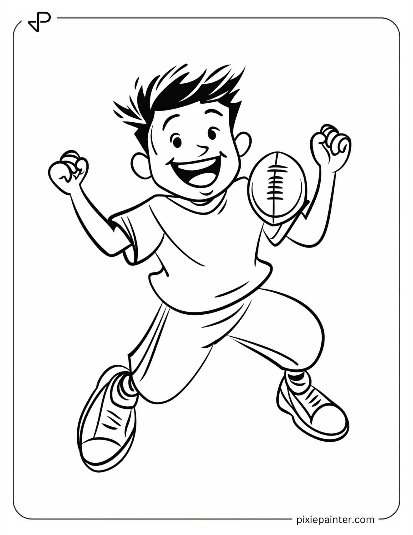 40 NFL Coloring Pages [Free PDFs] - Pixie Painter