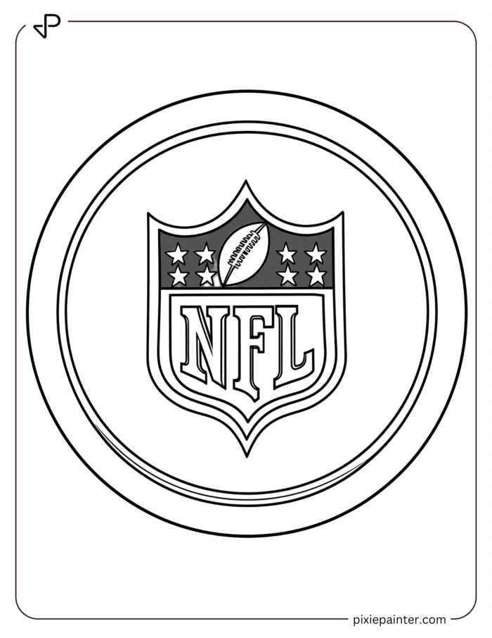 30 NFL Logo Coloring Pages [Free PDFs] - Pixie Painter