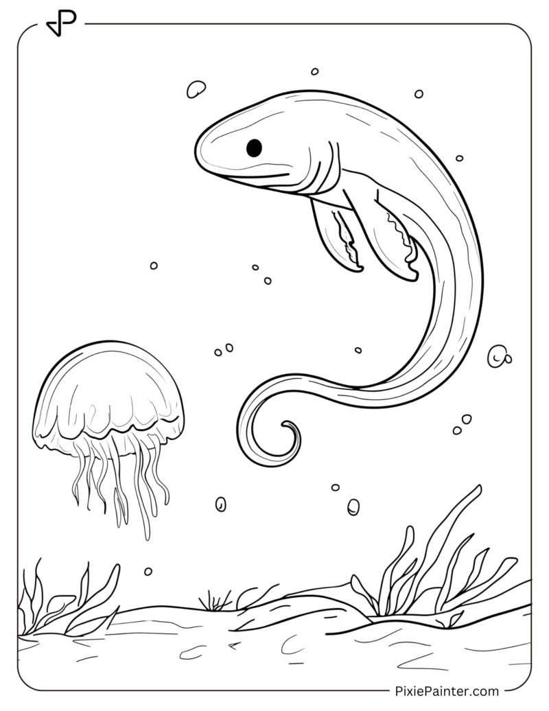 20 Eel Coloring Pages [Free PDFs] - Pixie Painter