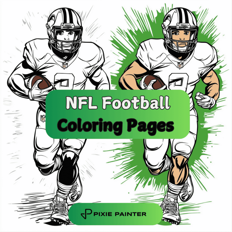40 NFL Coloring Pages [Free PDFs] - Pixie Painter