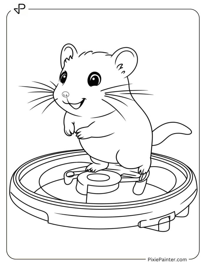46 Cute Hamster Coloring Pages [Free PDFs]