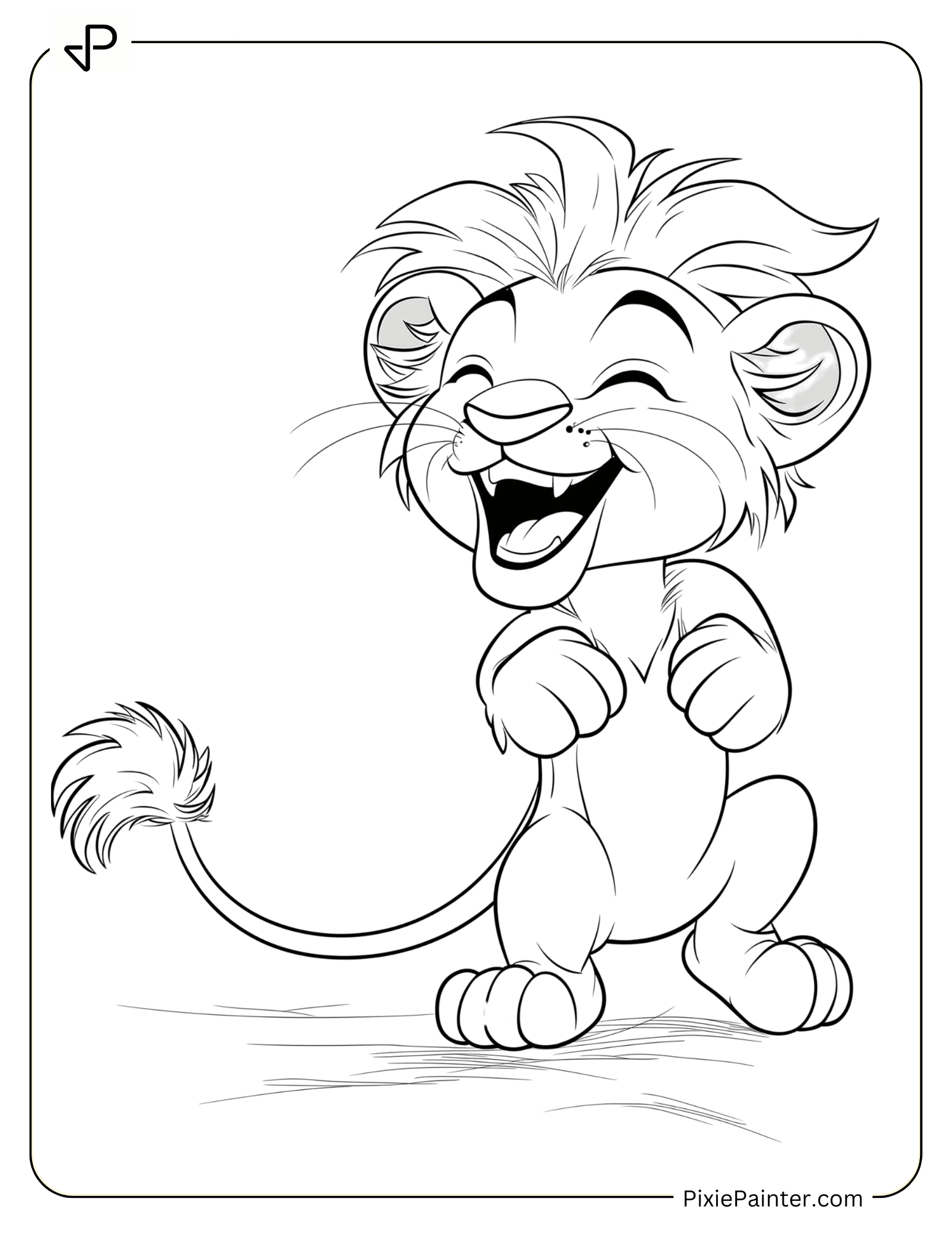 29 Lion Coloring Pages [Free PDFs] - Pixie Painter