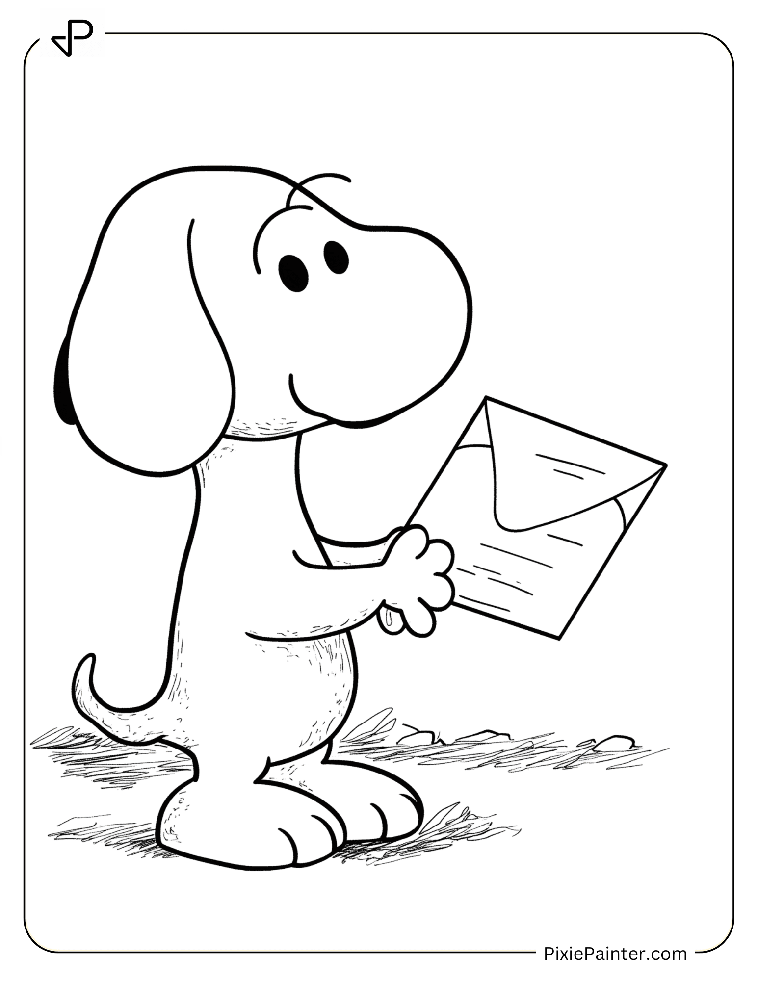 31 Snoopy Character Coloring Pages [Free PDFs] - Pixie Painter