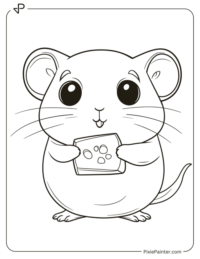 46 Cute Hamster Coloring Pages [Free PDFs]