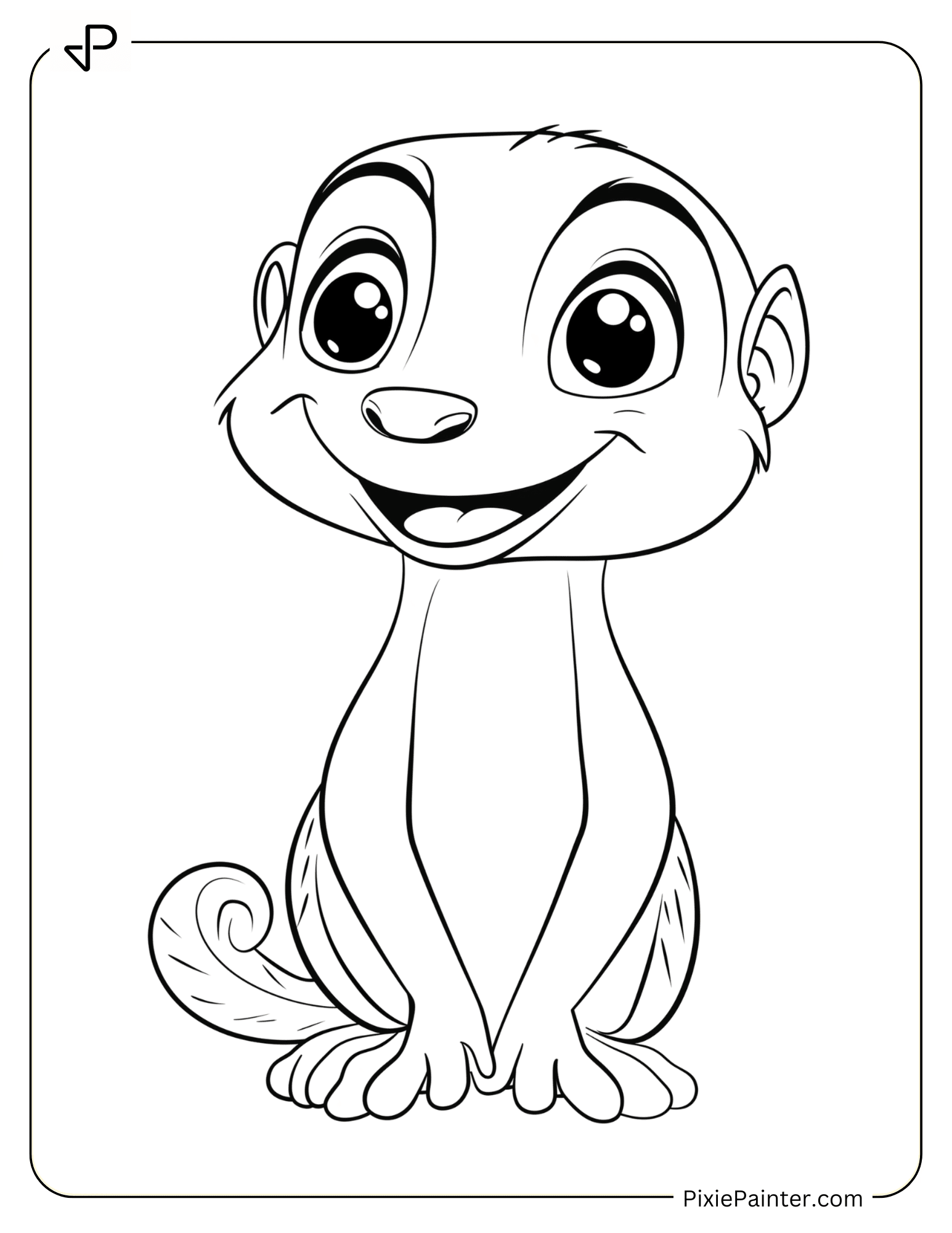 29 Mongoose Coloring Pages [Free PDFs] - Pixie Painter