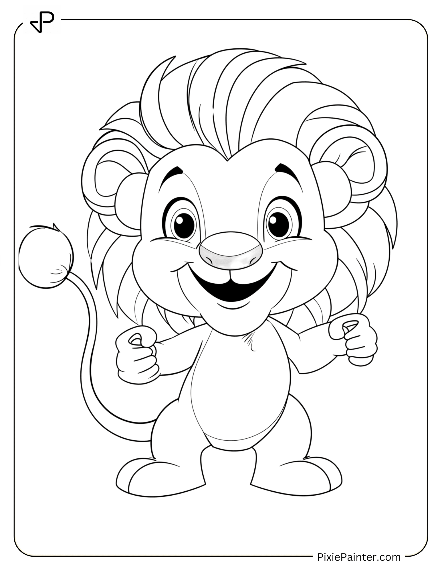 29 Lion Coloring Pages [Free PDFs] - Pixie Painter