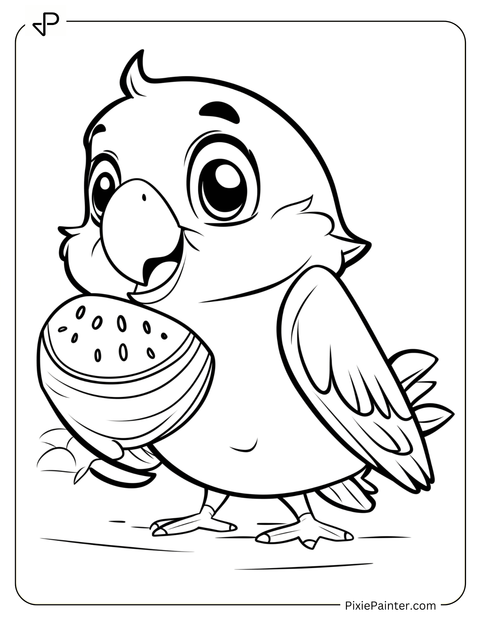 21 Parrot Coloring Pages [Free PDFs] - Pixie Painter