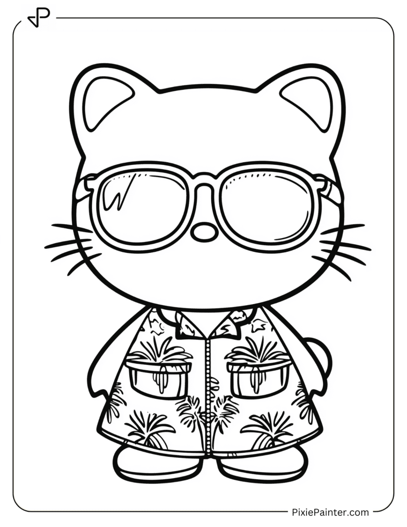 48 Hello Kitty Coloring Pages [Free PDFs] - Pixie Painter