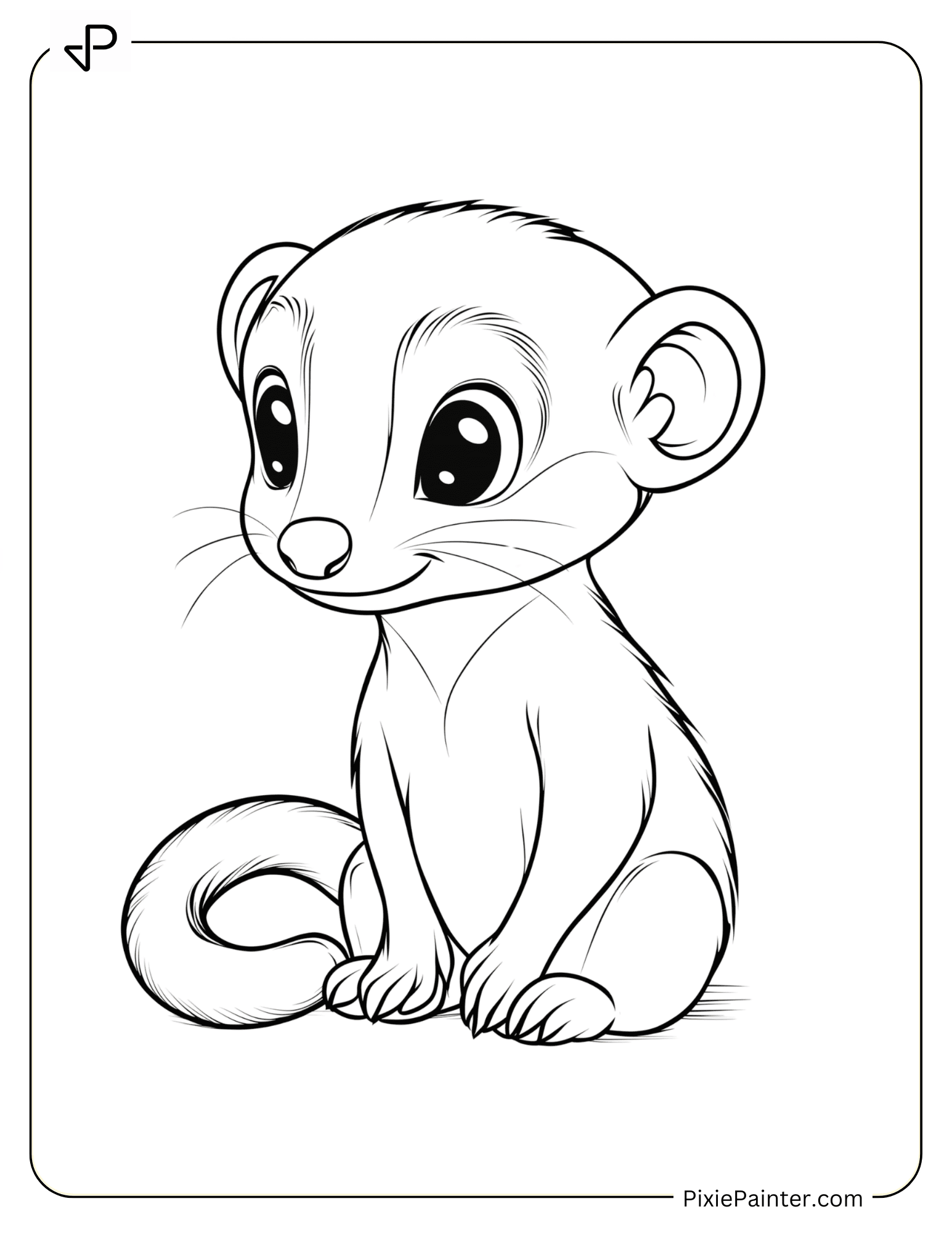 29 Mongoose Coloring Pages [Free PDFs] - Pixie Painter