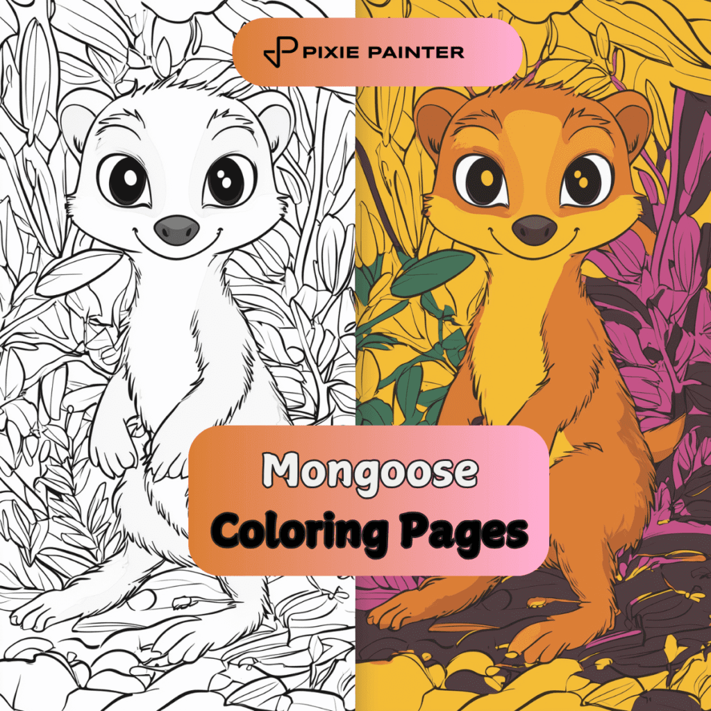 29 Mongoose Coloring Pages [Free PDFs] - Pixie Painter