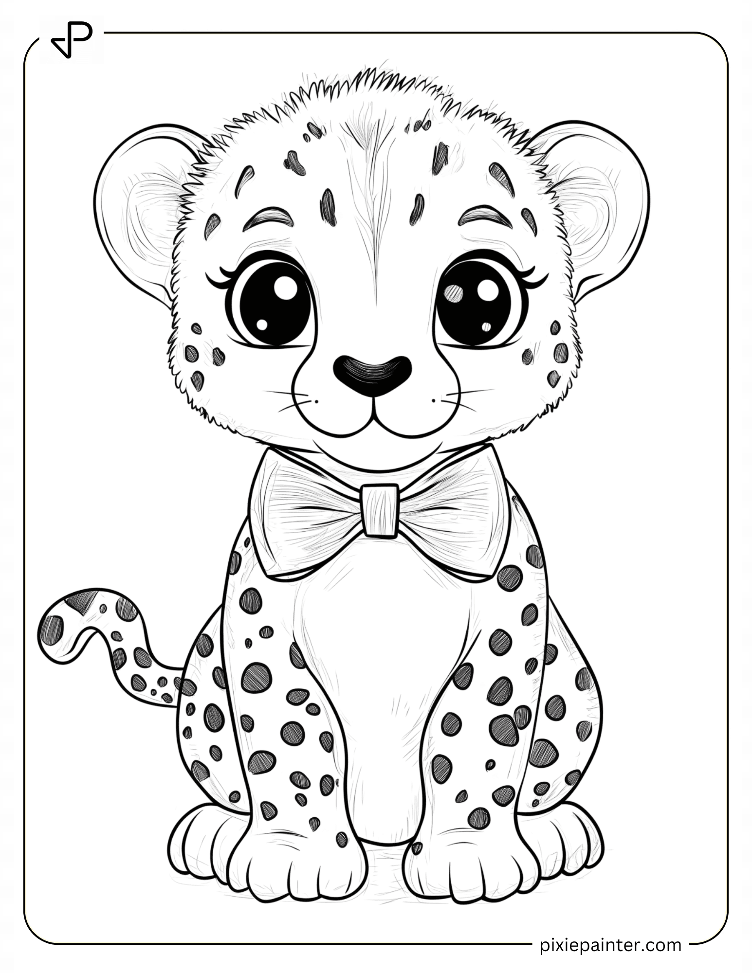 38 Cheetah Coloring Pages [Free PDFs] - Pixie Painter