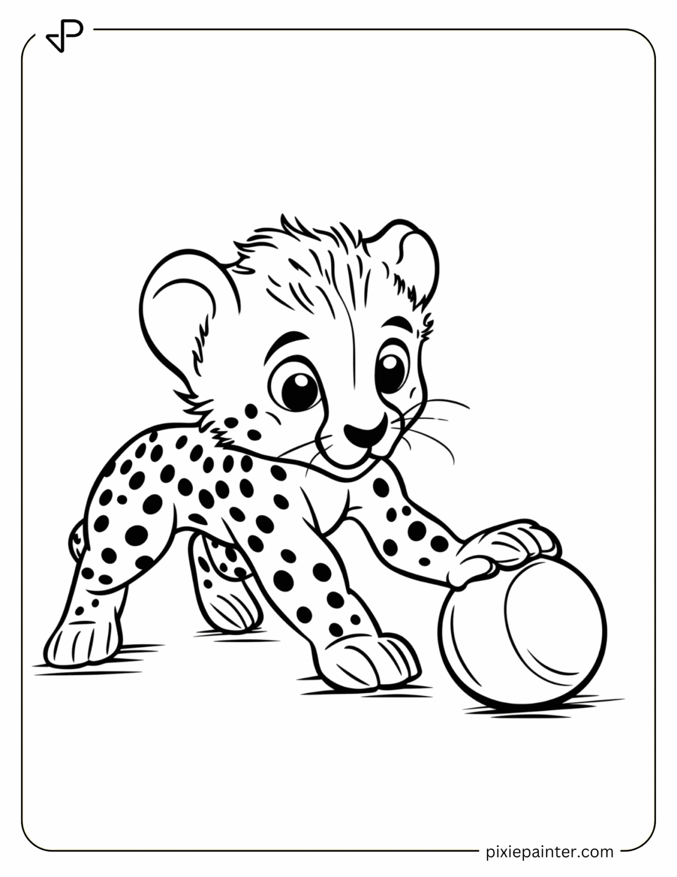 38 Cheetah Coloring Pages [Free PDFs] - Pixie Painter