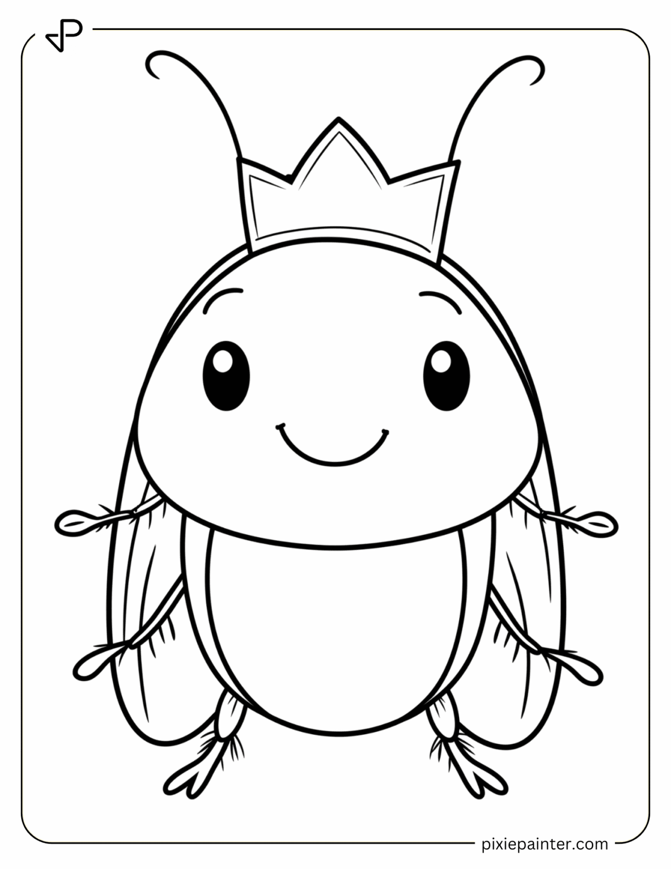 23 Cockroach Coloring Pages [Free PDFs] - Pixie Painter