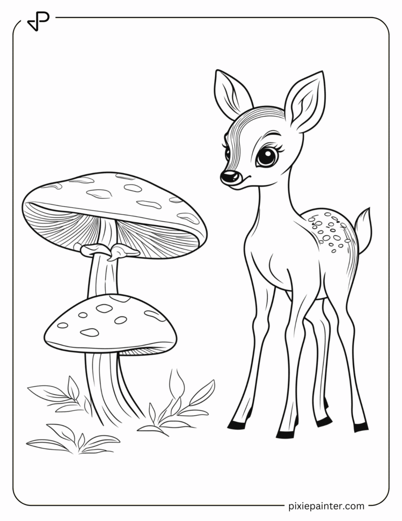 39 Deer Coloring Pages [Free PDFs] - Pixie Painter