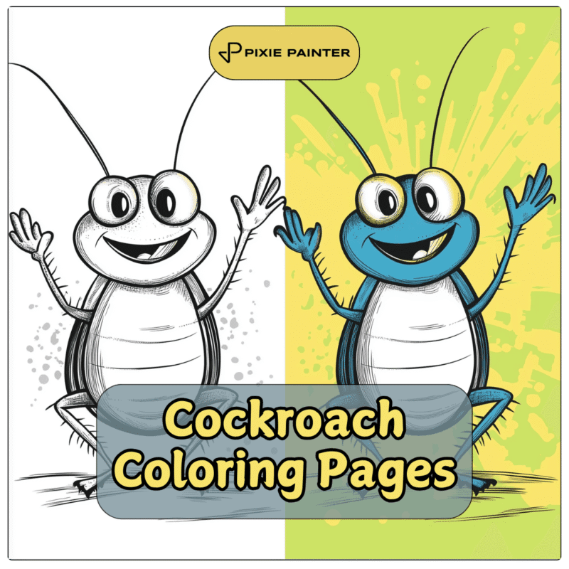 23 Cockroach Coloring Pages [Free PDFs] - Pixie Painter