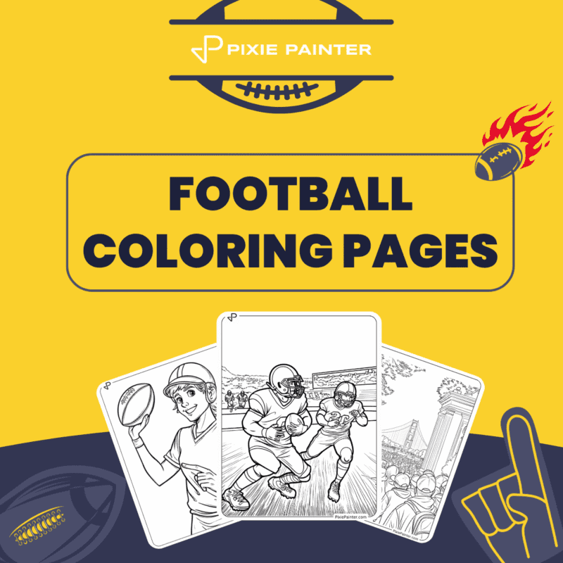 300+ Football Coloring Pages [Free PDFs]