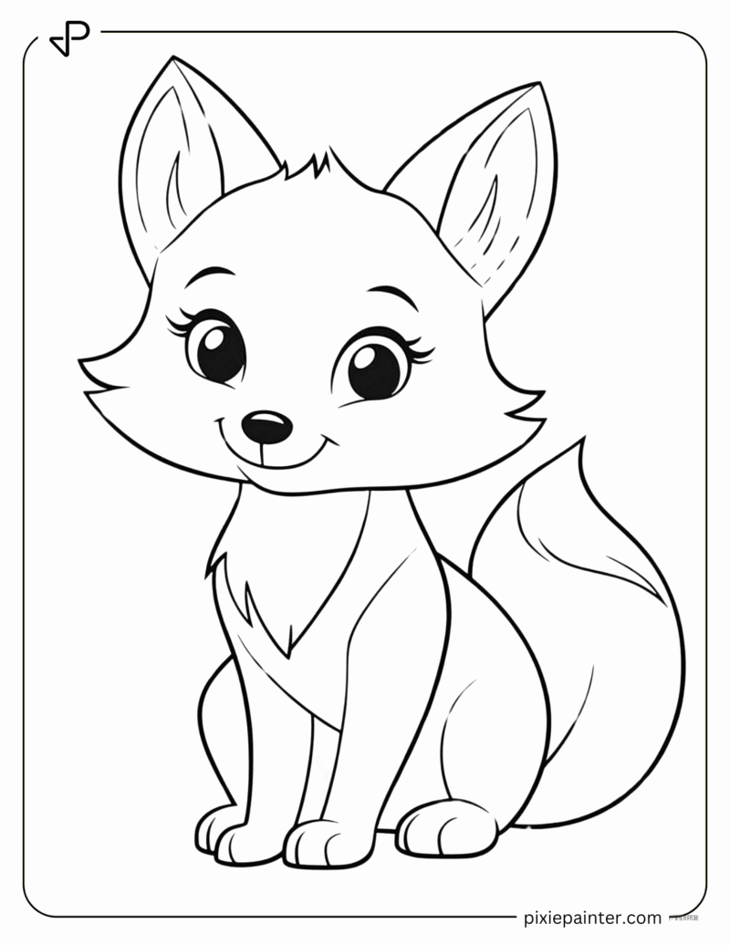 25 Cute Character Coloring Pages [Free PDFs] - Pixie Painter