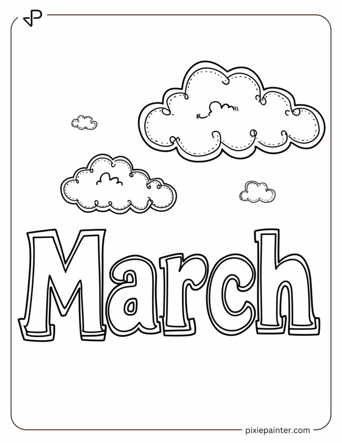 25 March Coloring Pages [Free PDFs] - Pixie Painter
