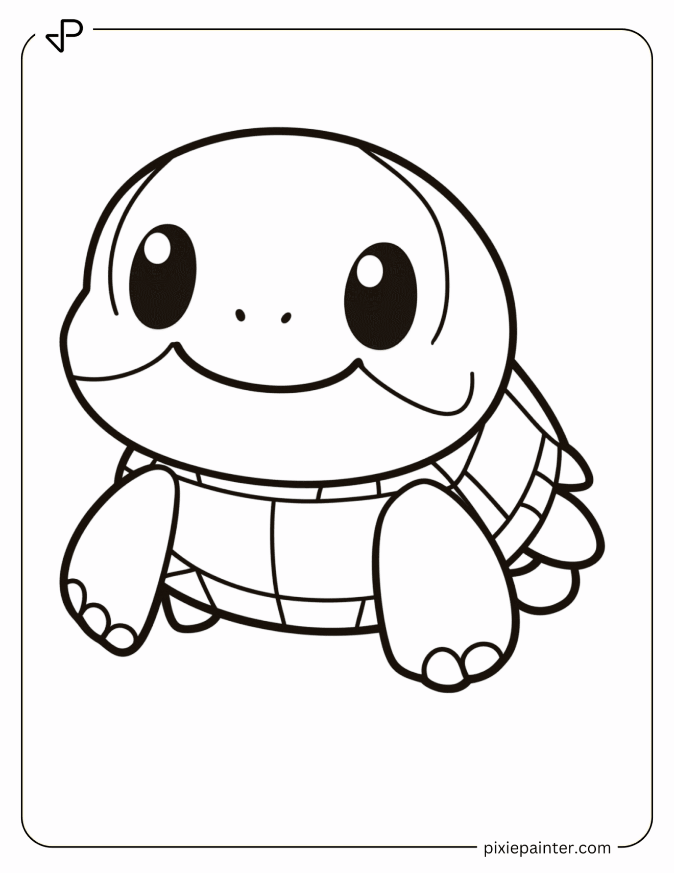 25 Cute Character Coloring Pages [Free PDFs] - Pixie Painter