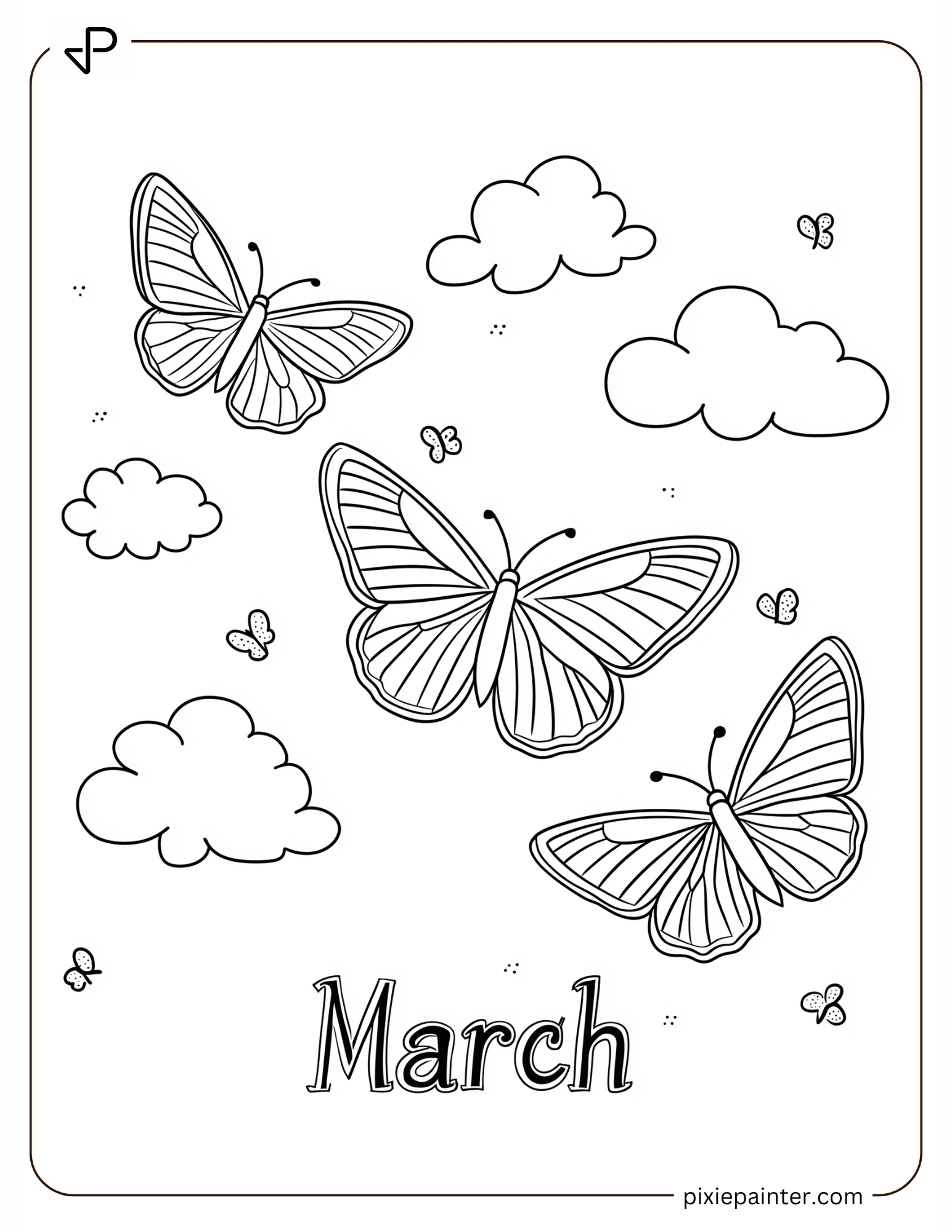 25 March Coloring Pages [Free PDFs] - Pixie Painter