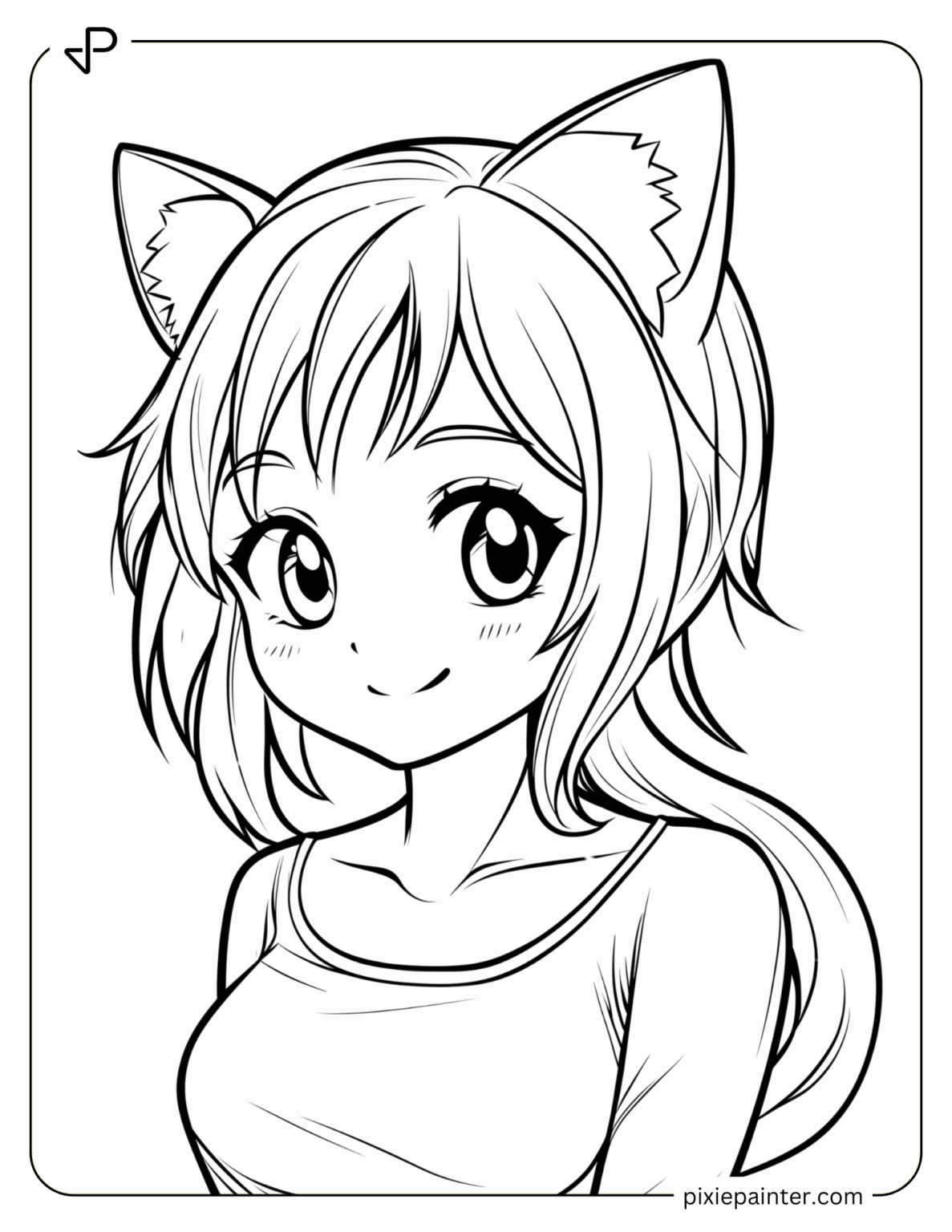 29 Cute Anime Characters Coloring Pages [Free PDFs] - Pixie Painter