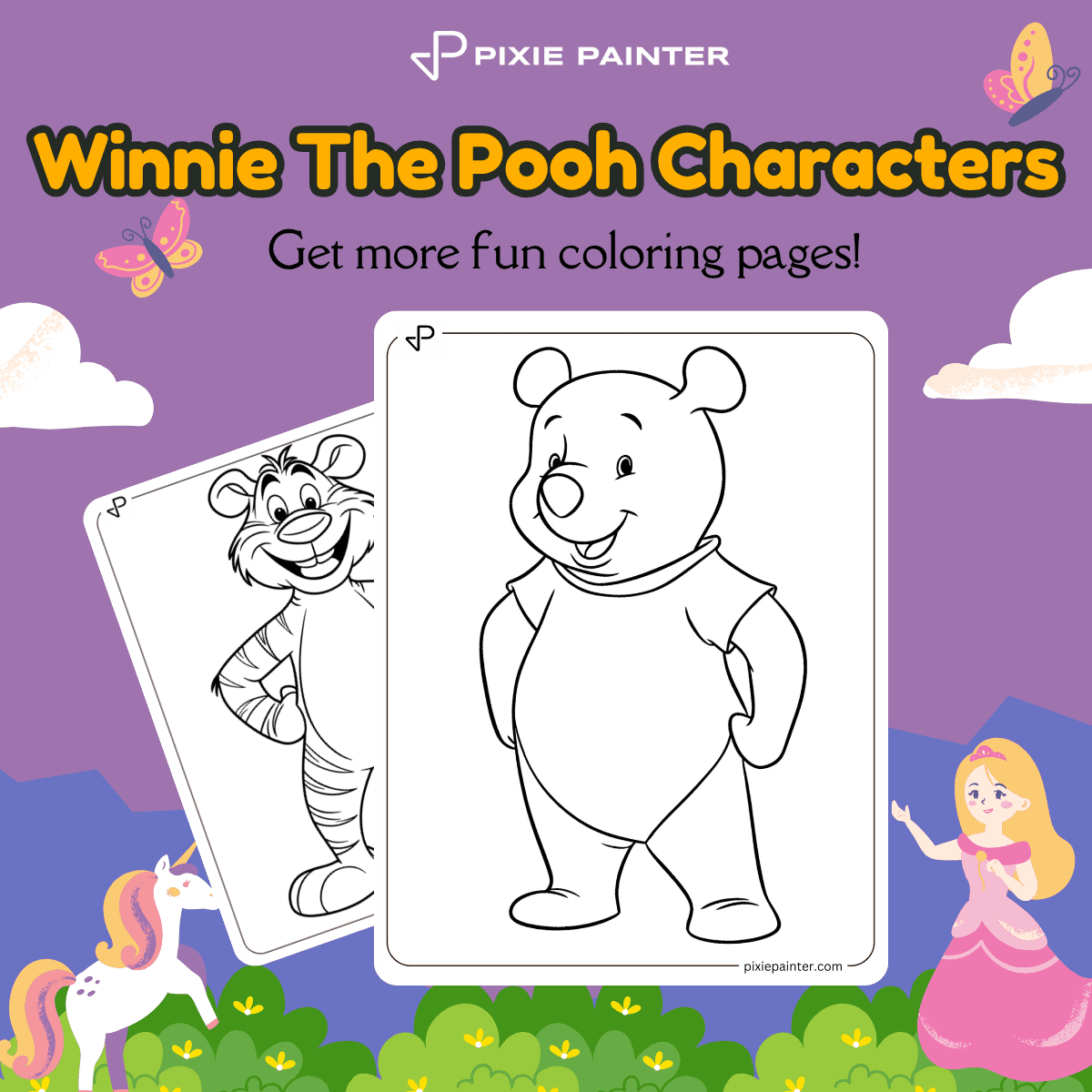 2000+ Character Coloring Pages [Free PDFs] - Pixie Painter