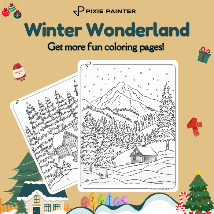 600+ Winter Coloring Pages [Free PDFs] - Pixie Painter
