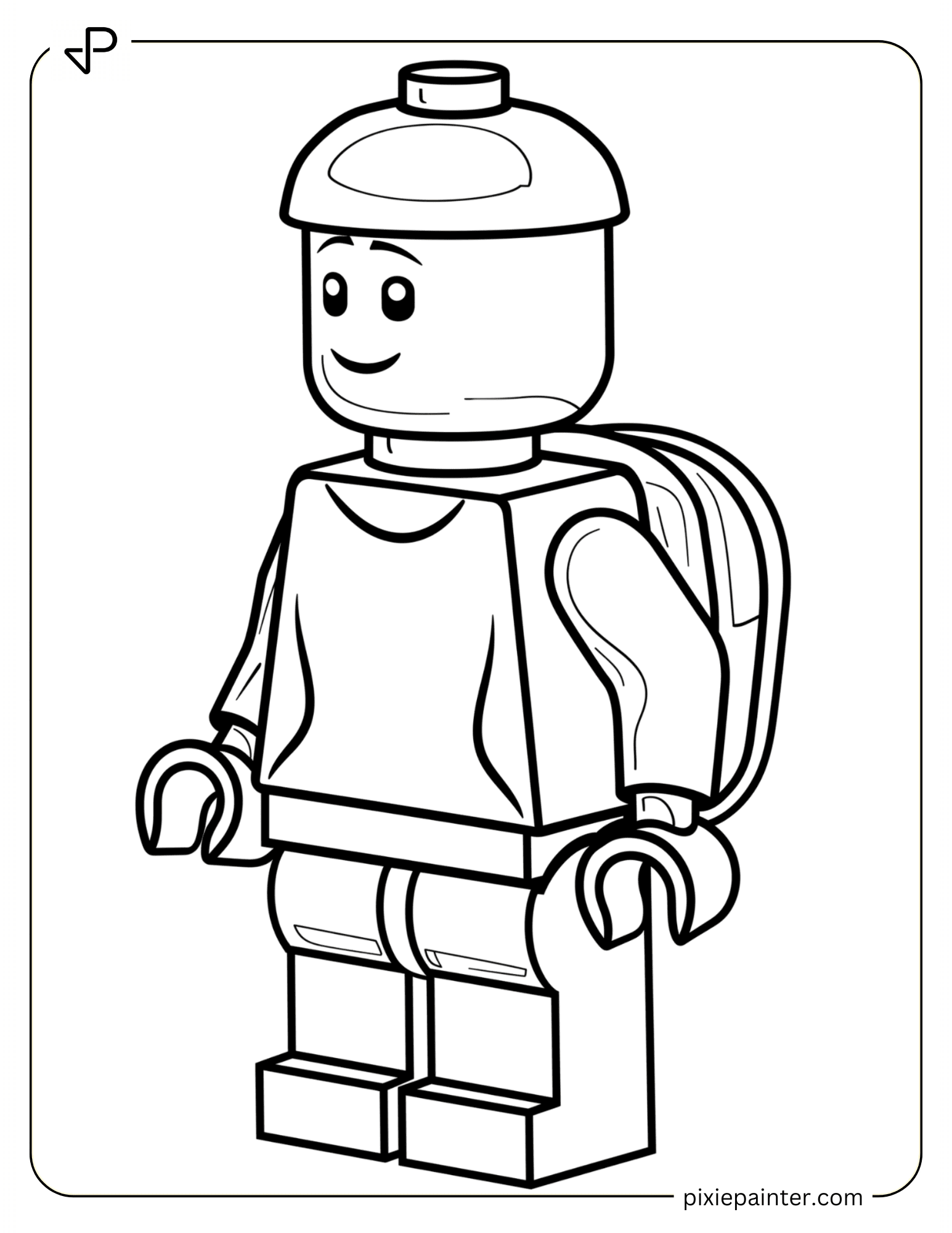 24 Lego Character Coloring Pages [Free PDFs] - Pixie Painter