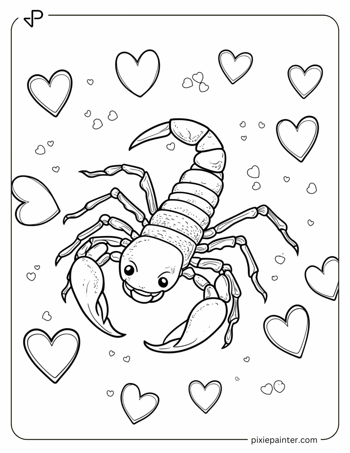 28 Scorpion Coloring Pages [Free PDFs] - Pixie Painter