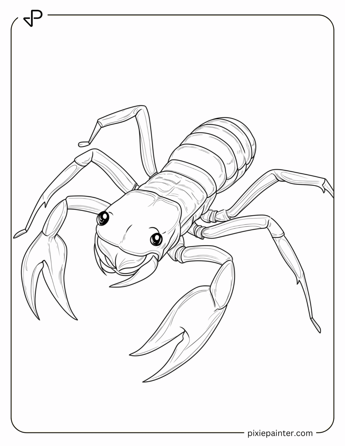 28 Scorpion Coloring Pages [Free PDFs] - Pixie Painter