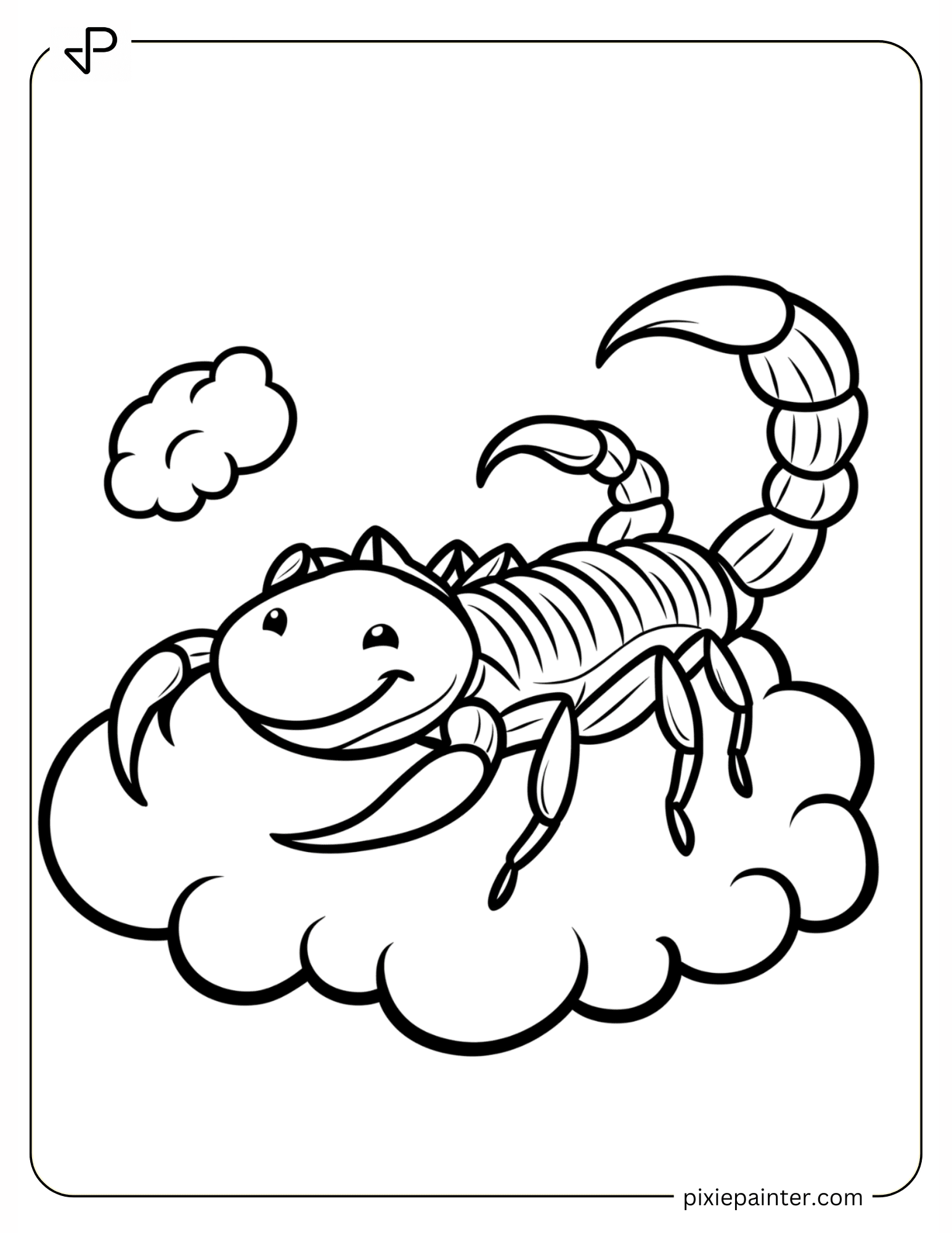28 Scorpion Coloring Pages [Free PDFs] - Pixie Painter