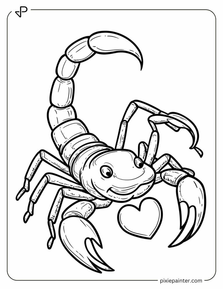 28 Scorpion Coloring Pages [Free PDFs] - Pixie Painter