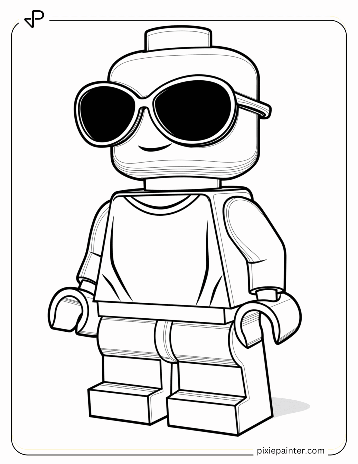 24 Lego Character Coloring Pages [Free PDFs] - Pixie Painter