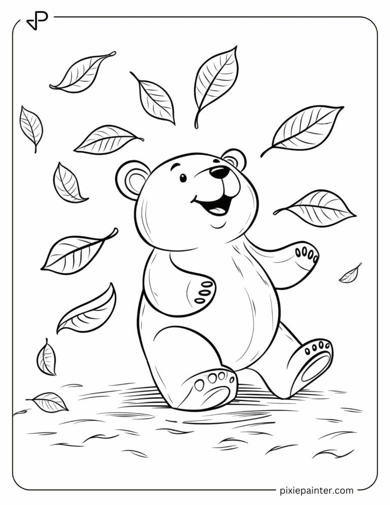 38 Bear Coloring Pages [Free PDFs] - Pixie Painter