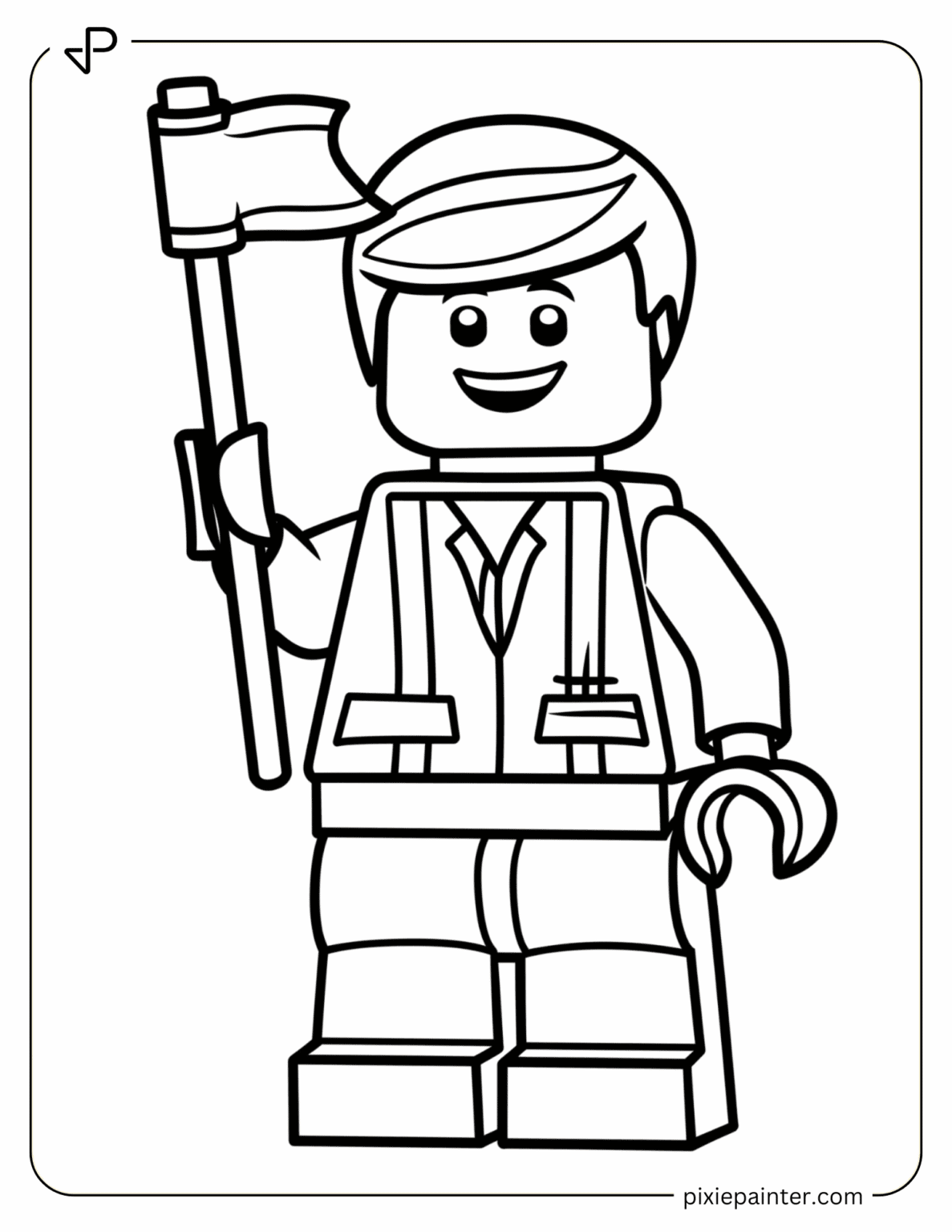24 Lego Character Coloring Pages [Free PDFs] - Pixie Painter