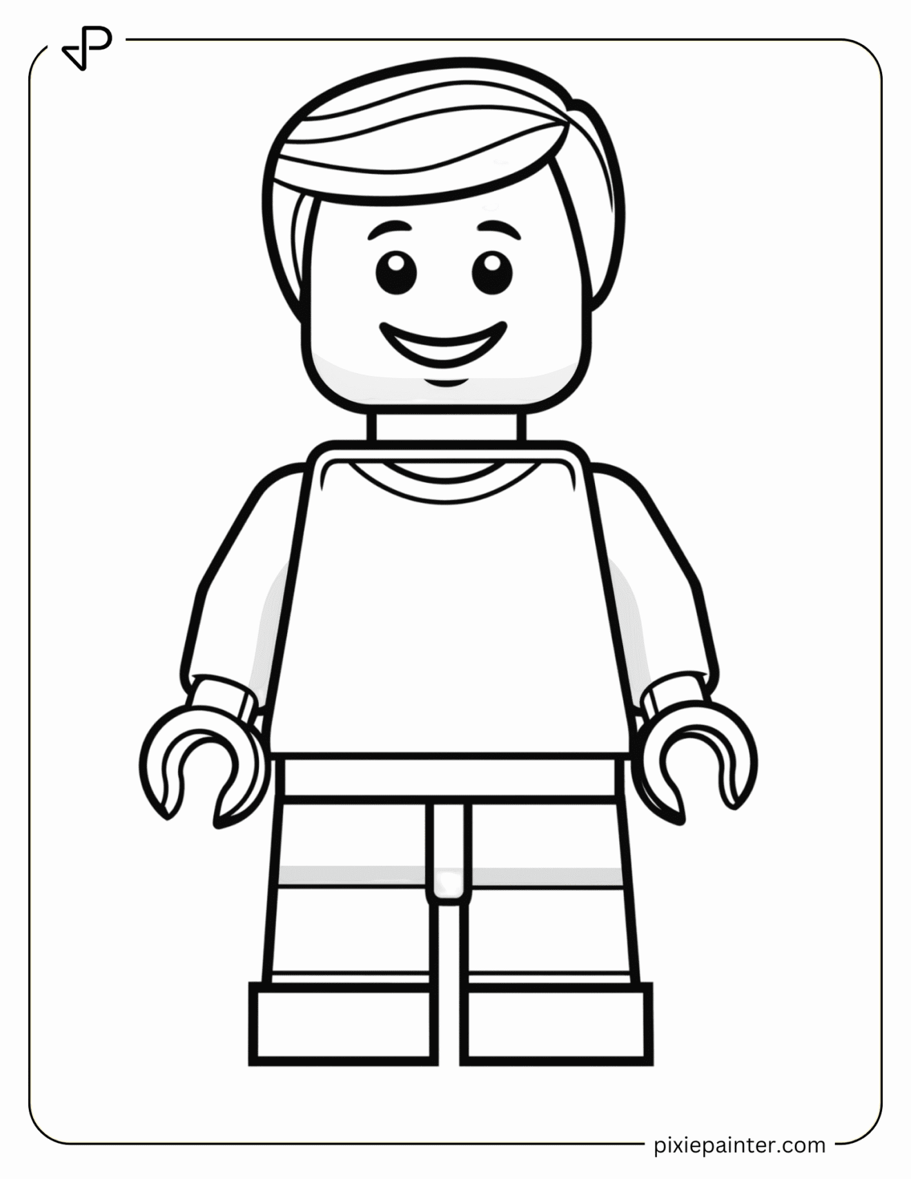 24 Lego Character Coloring Pages [Free PDFs] - Pixie Painter