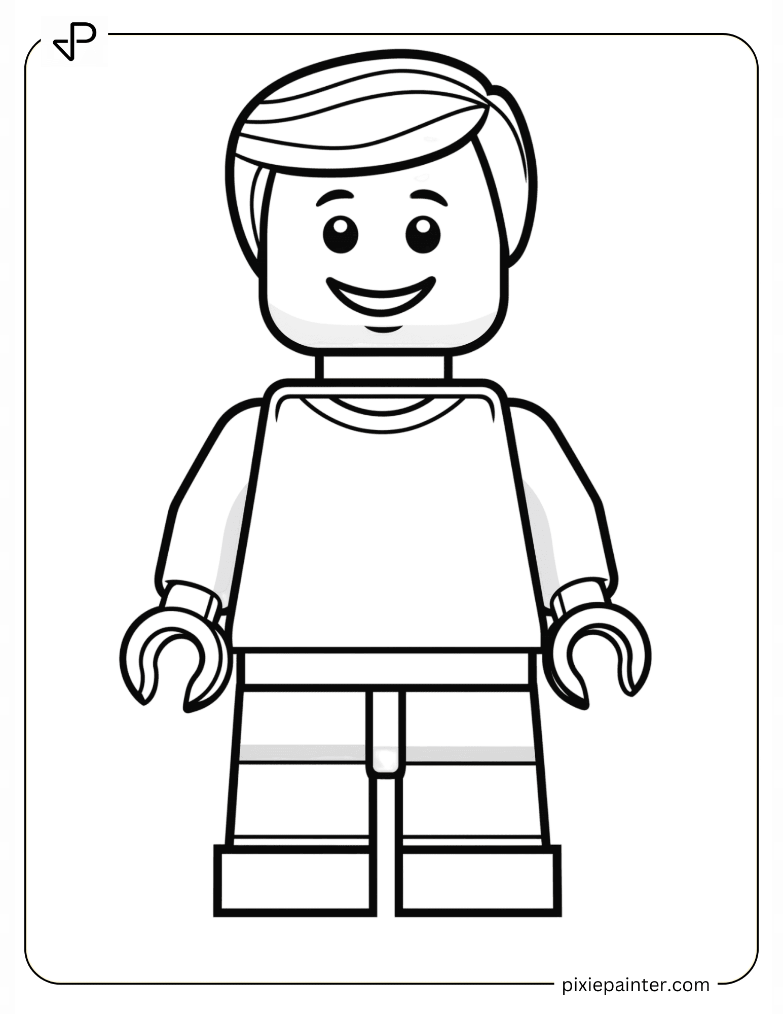 24 Lego Character Coloring Pages [Free PDFs] - Pixie Painter